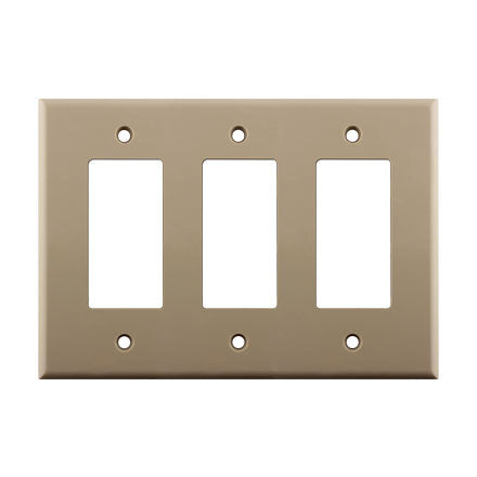 Decora Style Triple Gang Wall Plate - Home Tech Experts Canada